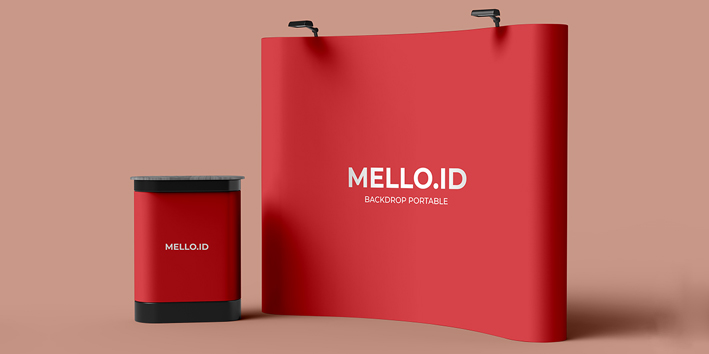 Backwall Portable / Backdrop Portable - Spesifikasi Jual Terpal Tenda